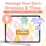 Digital Sim Life Planner Bundle - Yellow Llama Co.