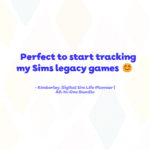 Digital Sim Life Planner Bundle - Yellow Llama Co.