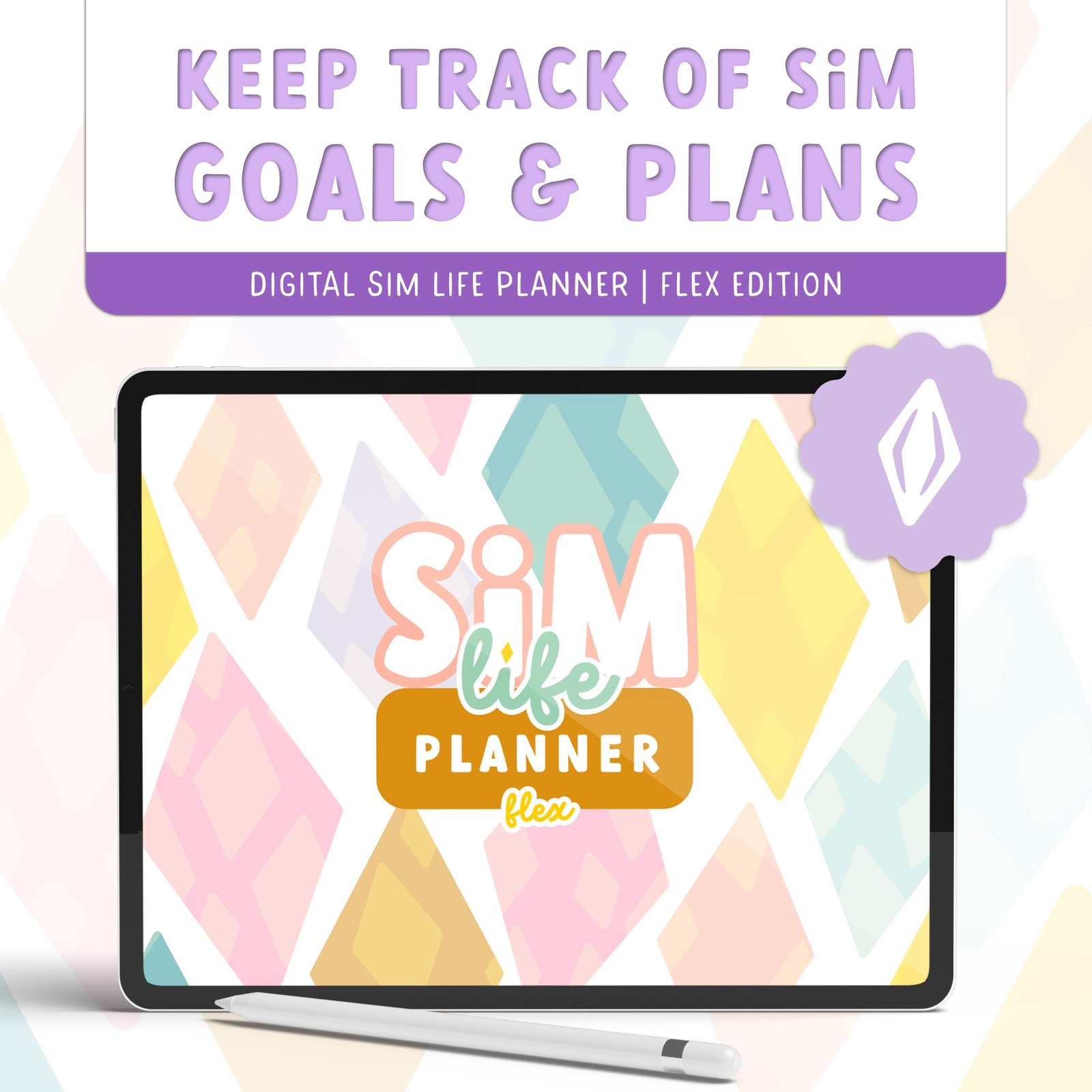 The Digital Sim Life Planner For Sims 4 Gameplay | All-In-One Bundle ...