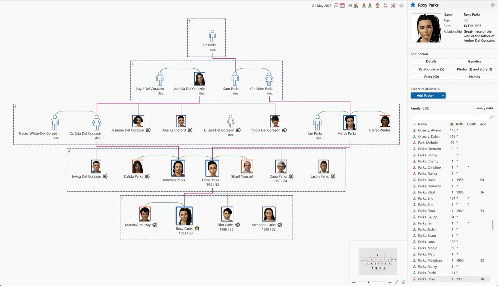My Favorite Family Tree App For The Sims - Yellow Llama Co.