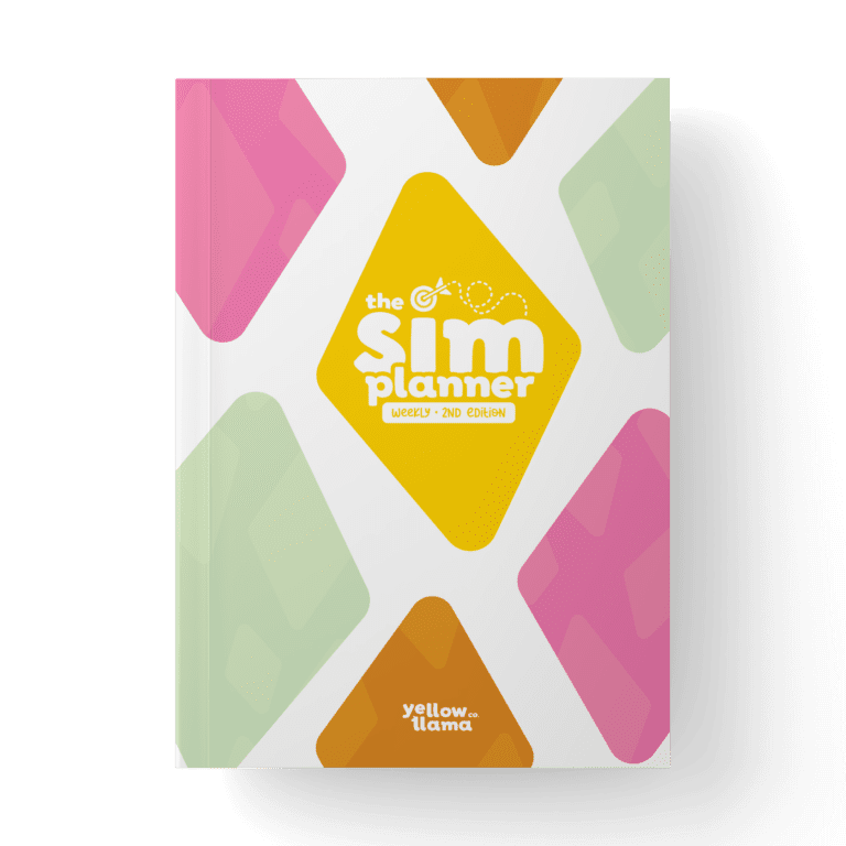 Sim Planner Weekly - Yellow Llama Co.